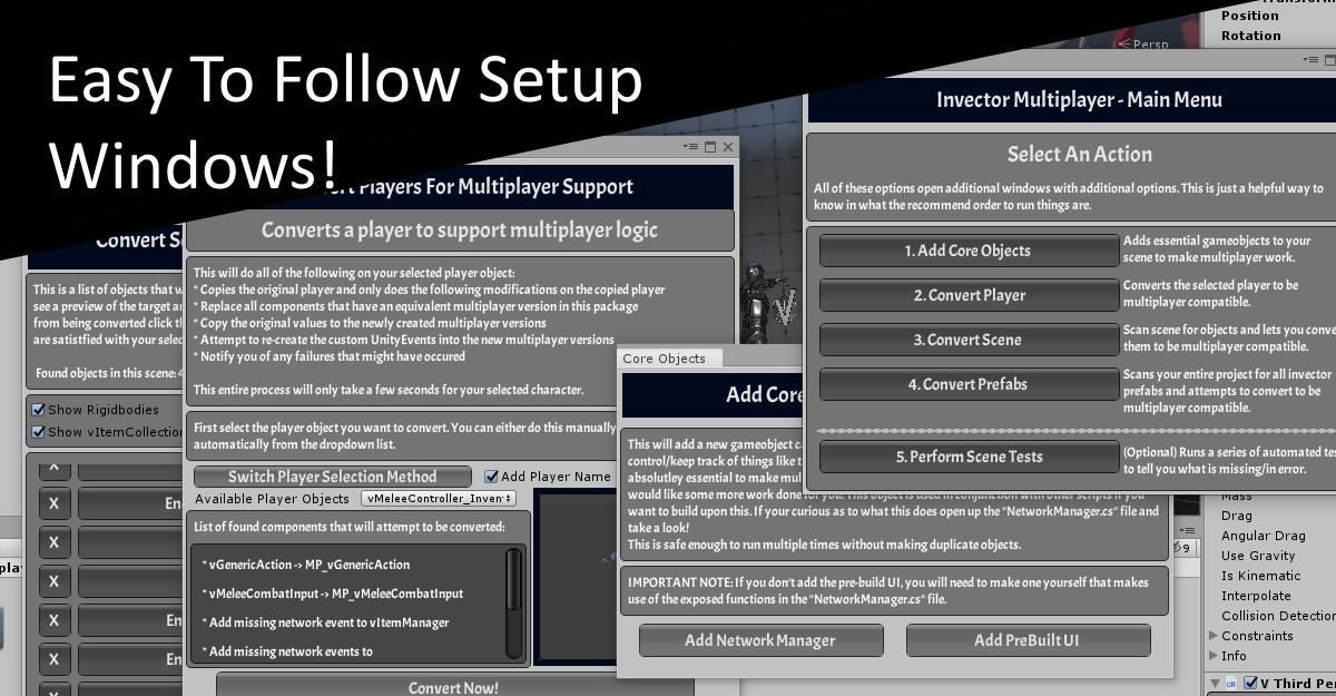 Invector Multiplayer Add-on - AssetsDeals.pro