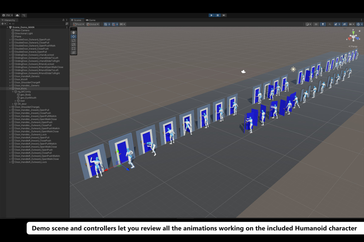 MC Doors - Believable 3D Animations by MoCap Central