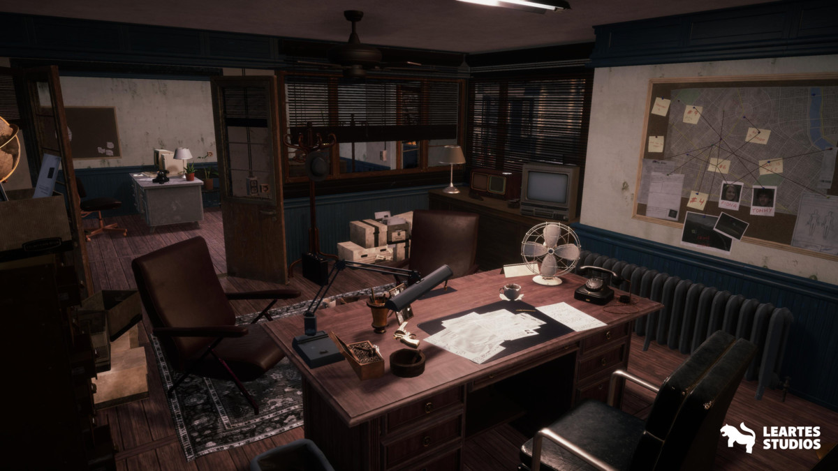 Retro Police Station Environment / Exterior + Interior