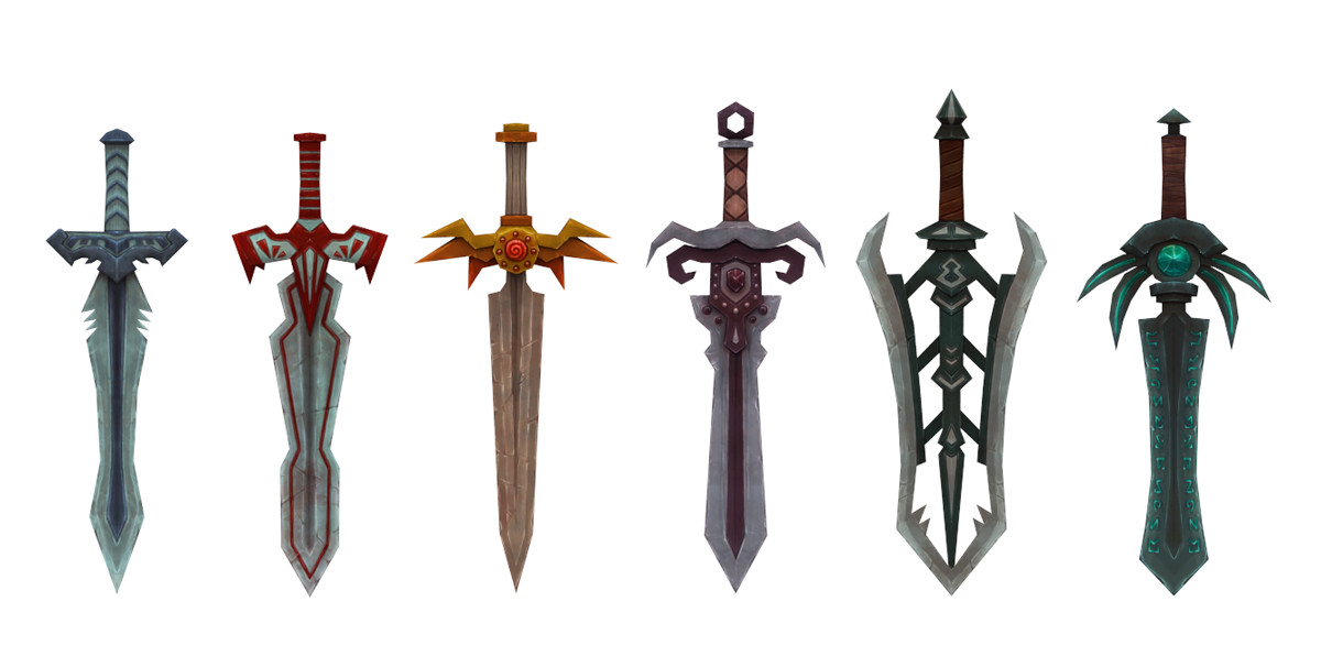 Fantasy swords set
