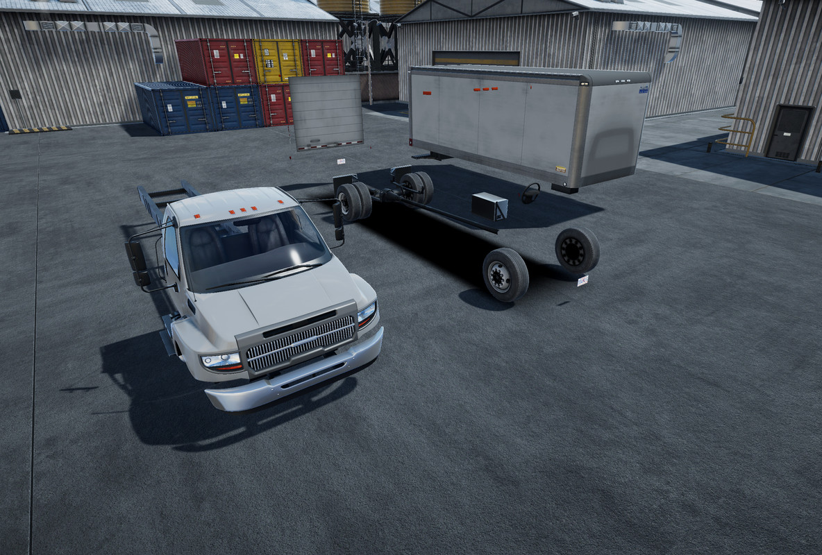 Modern Box Truck