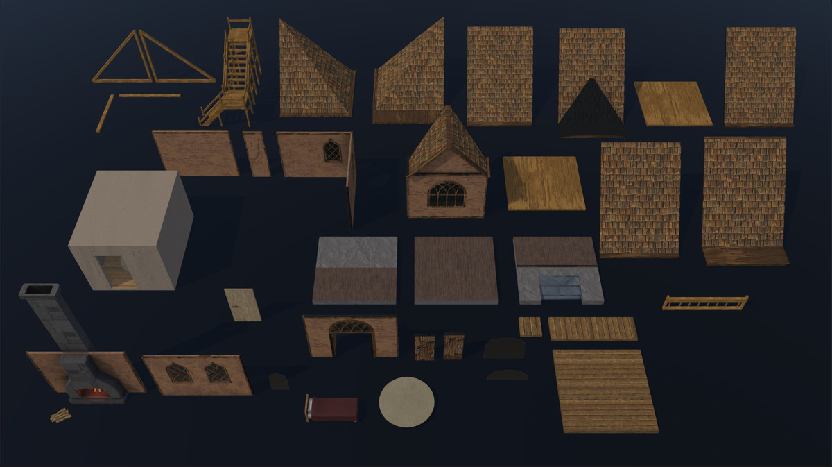 Medieval Harbour Modular Environment