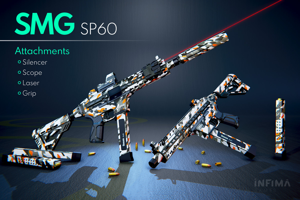 Low Poly Animated - Modern Guns Pack (Built-in)