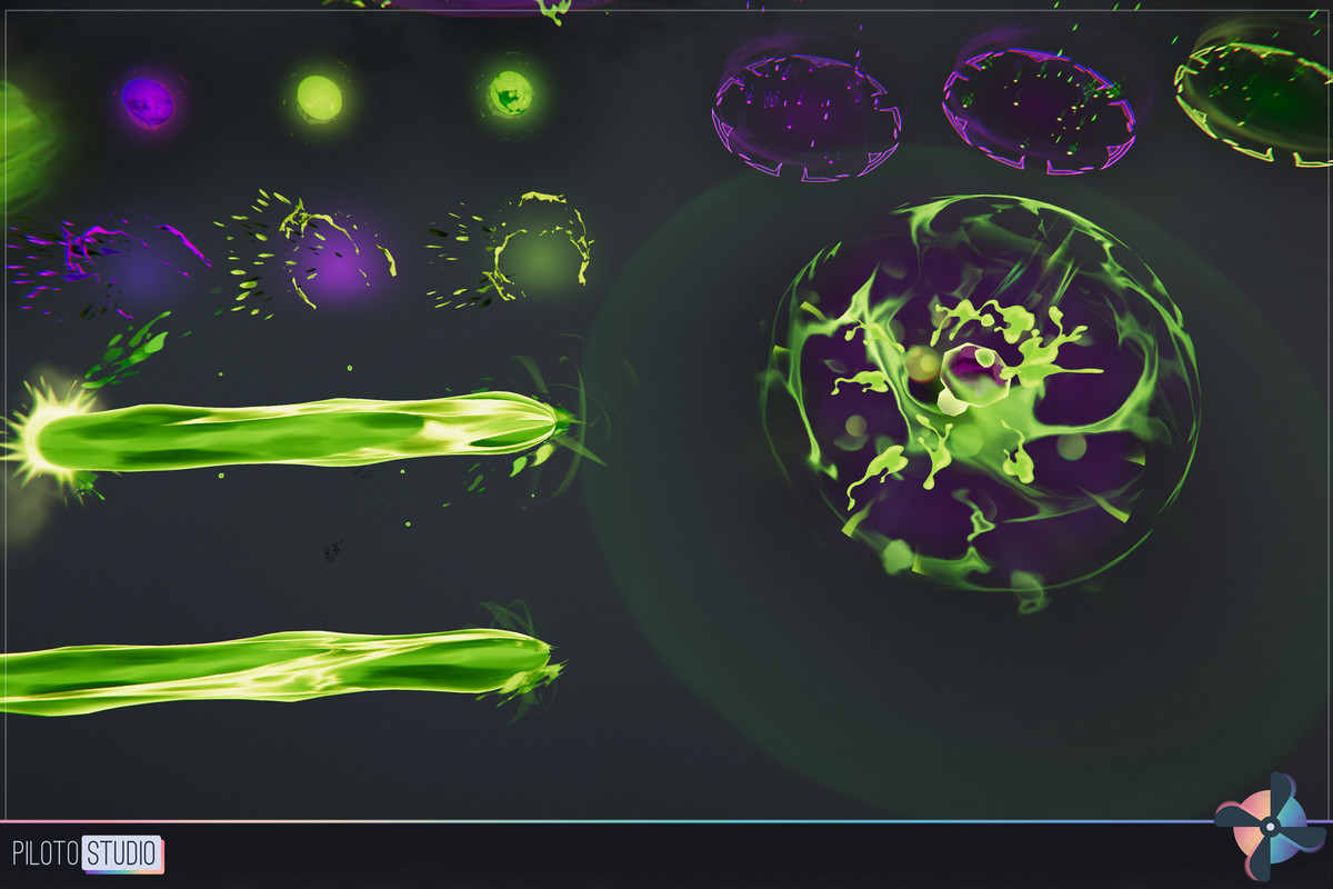 Poison Magic Stylized VFX Starter Kit