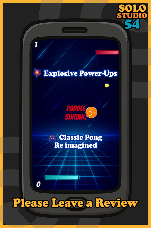 Neon Pong – Retro 2D Paddle Game Template for Unity