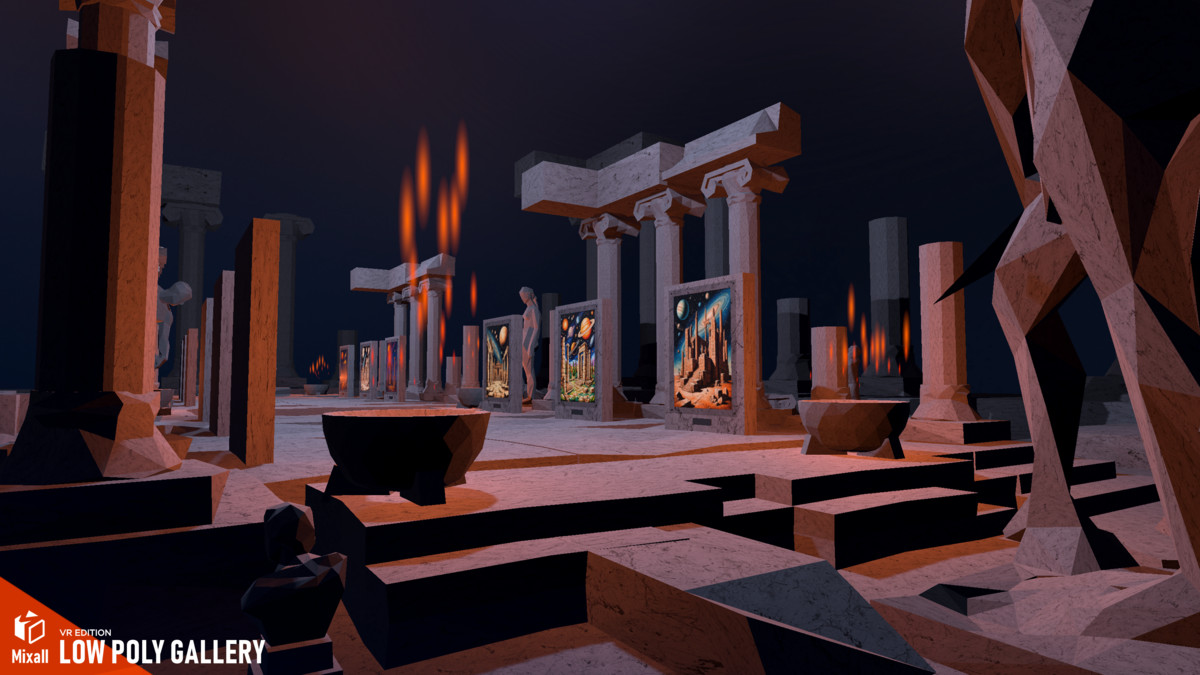 Low Poly Gallery - VR edition