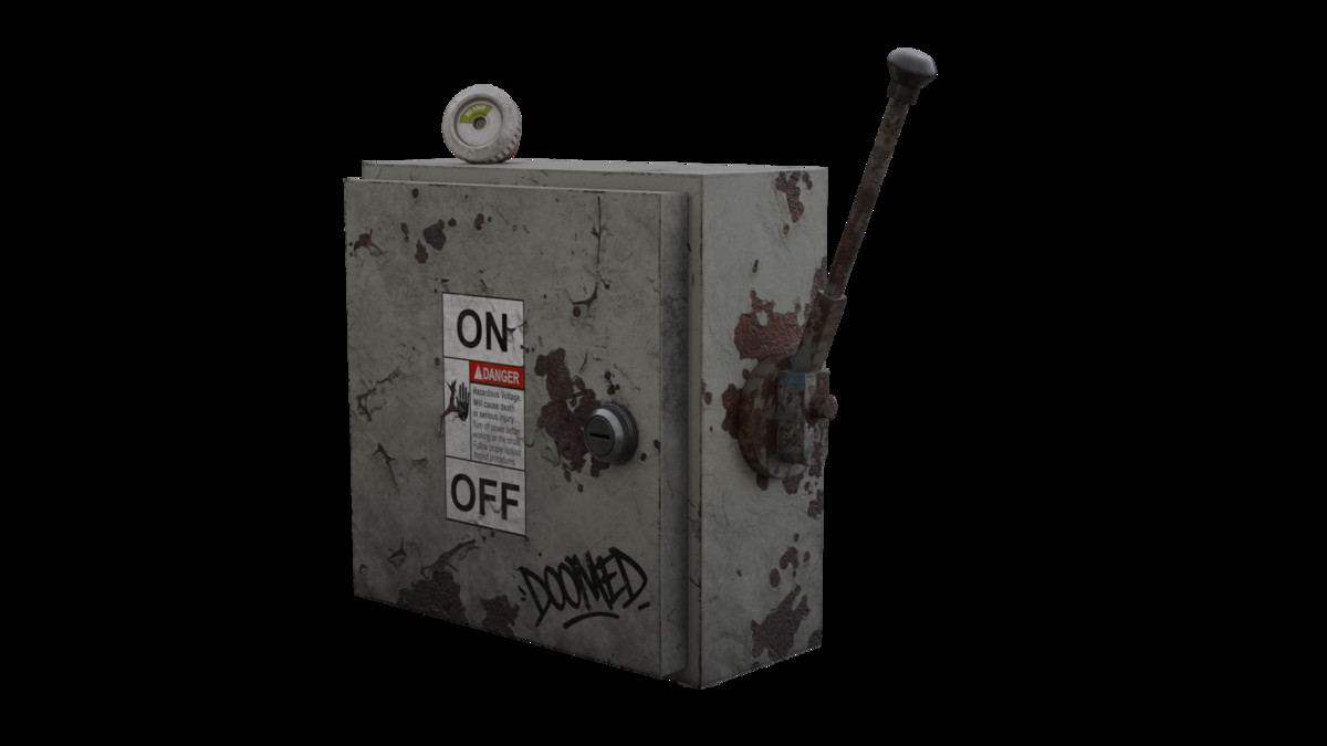 Fuse Box Prop – Game Ready
