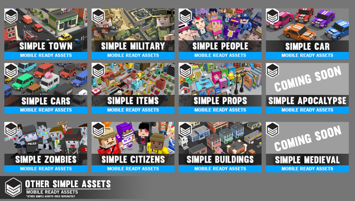 Simple Roadwork - Cartoon city