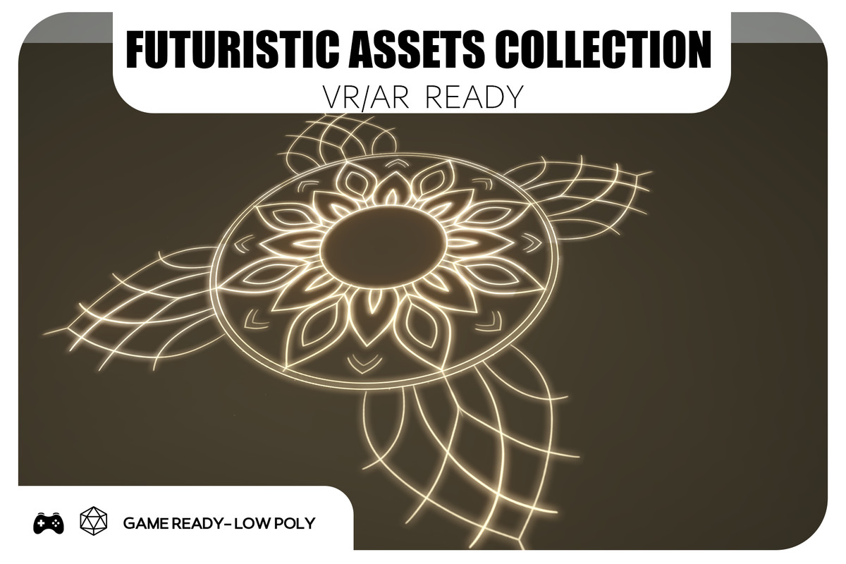 Futuristic Assets Collection (The Pearl) – VR/AR Ready