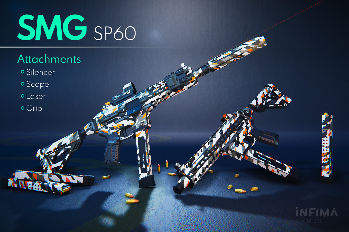 Low Poly Animated - Modern Guns Pack (HDRP)