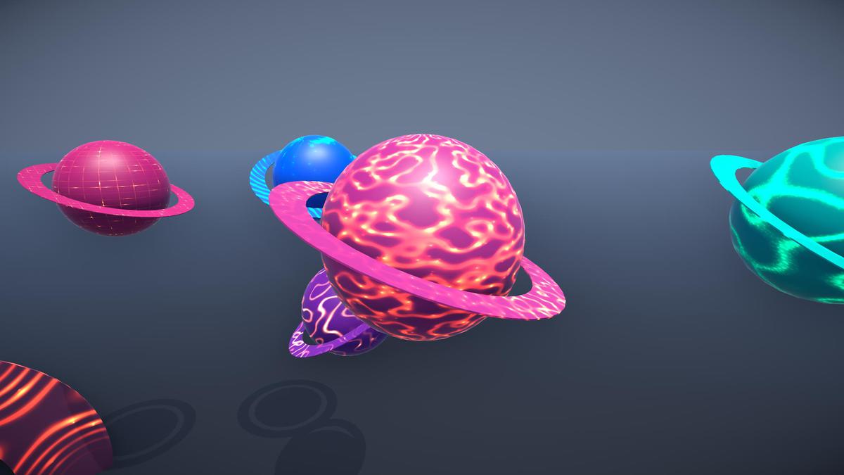 Animated Abstract Shader & Props