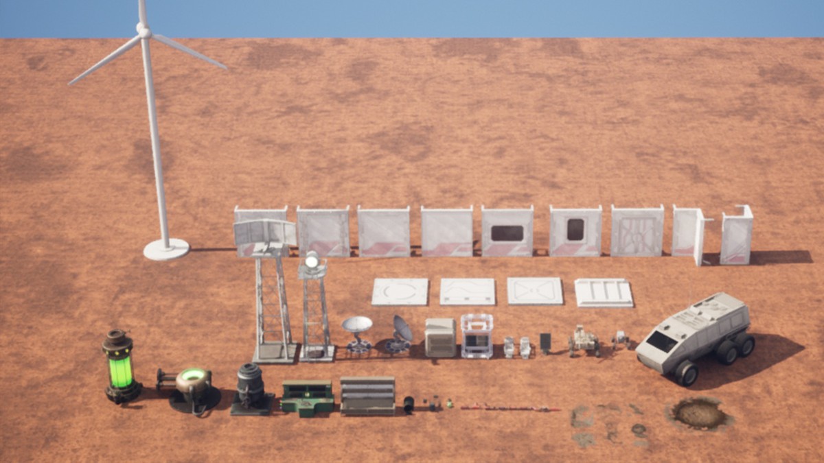 Colony Planet Space Shelter Modular Base