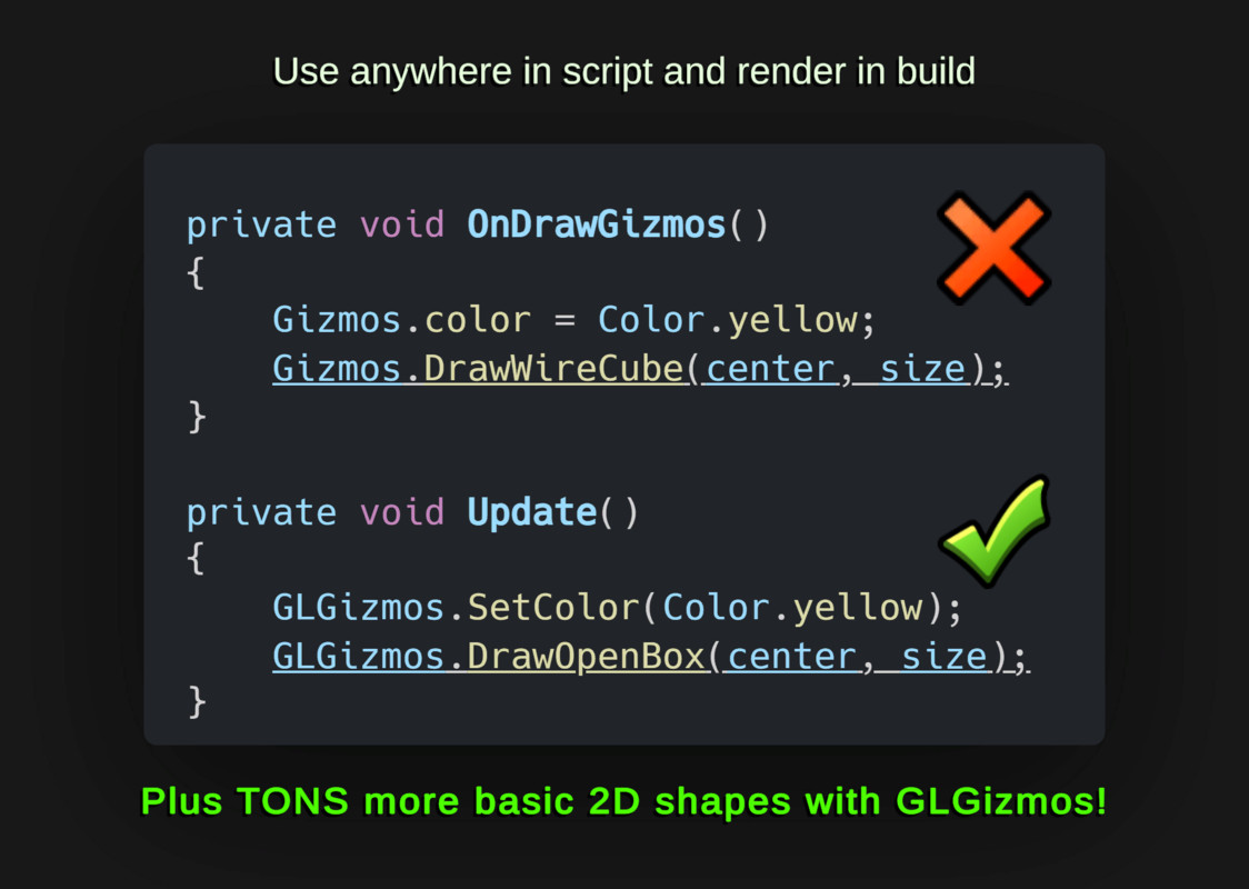 GLGizmos - Runtime Gizmos for Visual Debugging